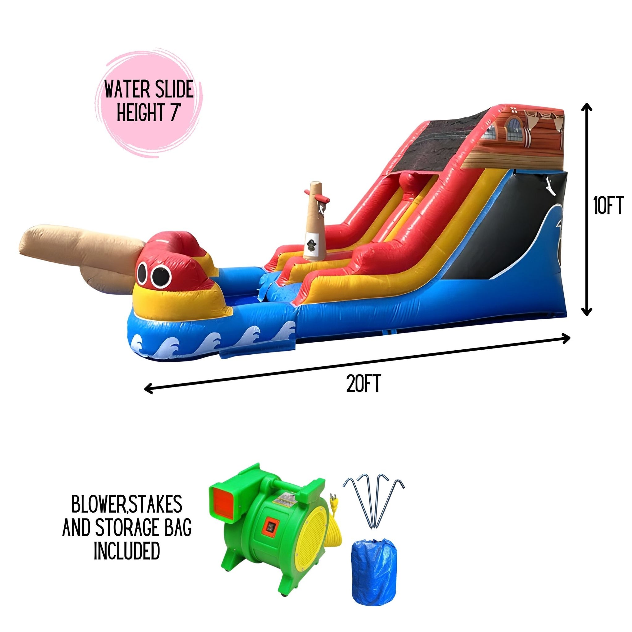 10' Lightweight Pirate Slide — Beyond Tent