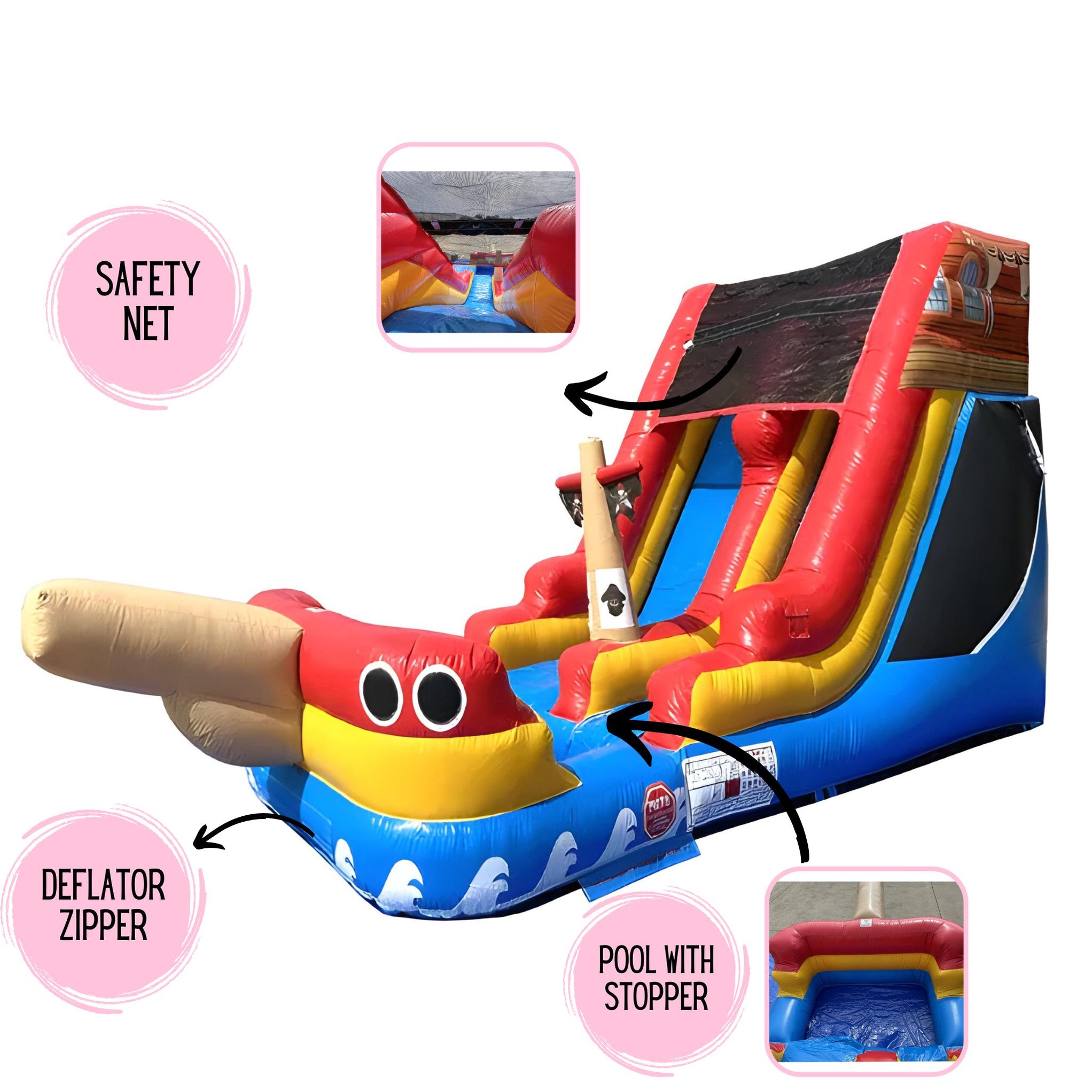 10' Lightweight Pirate Slide — Beyond Tent
