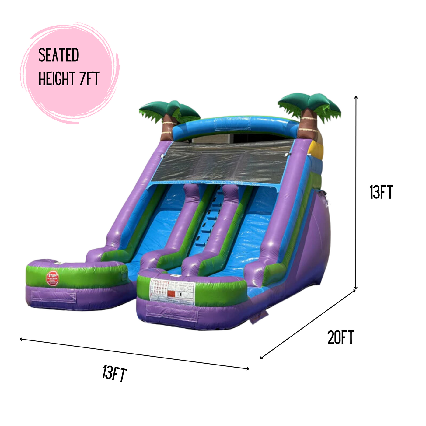 13' Lightweight Violet Twin Slide — Beyond Tent