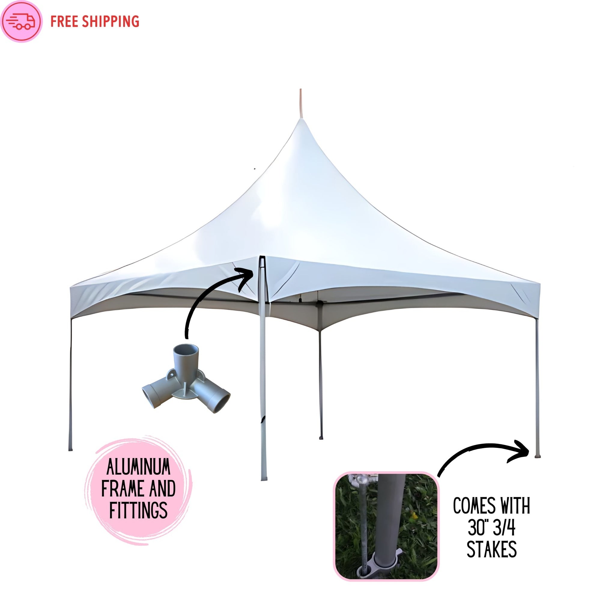 20x20 High Peak Frame Tent — Beyond Tent