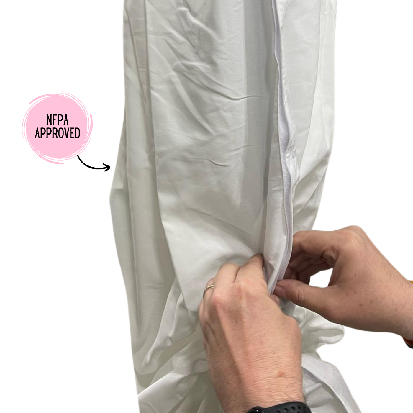 Tent Leg Drapes — Beyond Tent