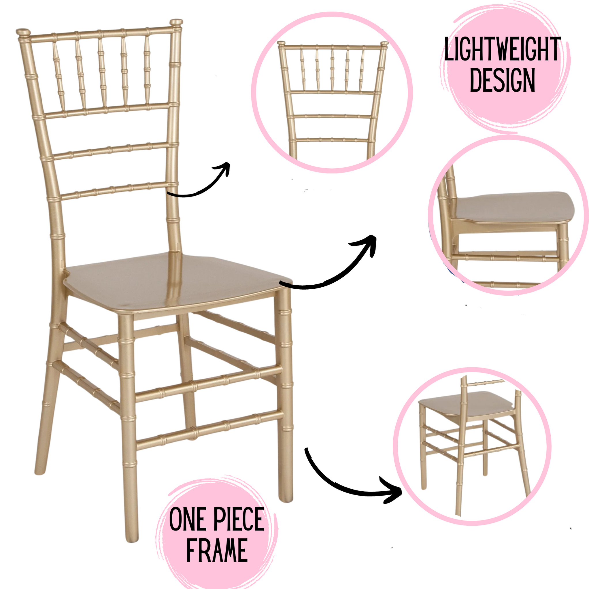 Hercules Resin Chiavari Chair — Beyond Tent