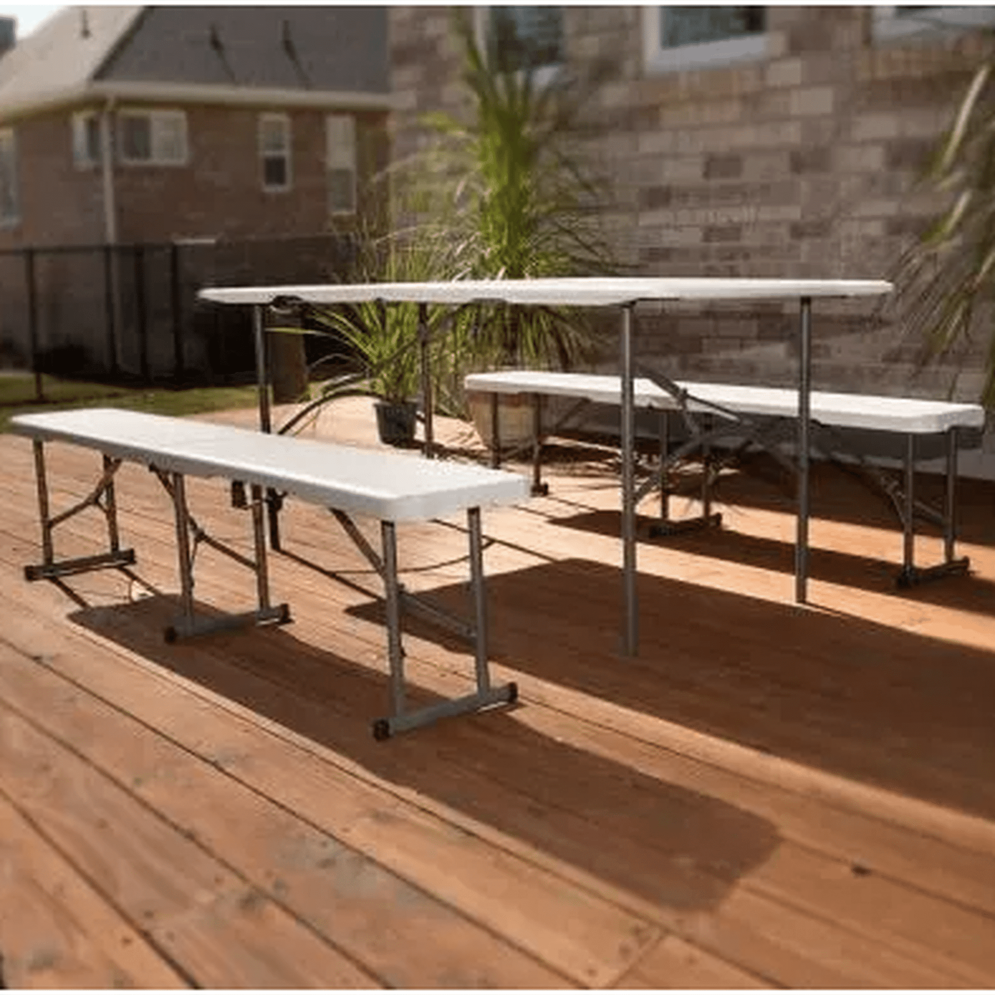 Lifetime 6' Fold-In-Half Bench Light Commercial — Beyond Tent