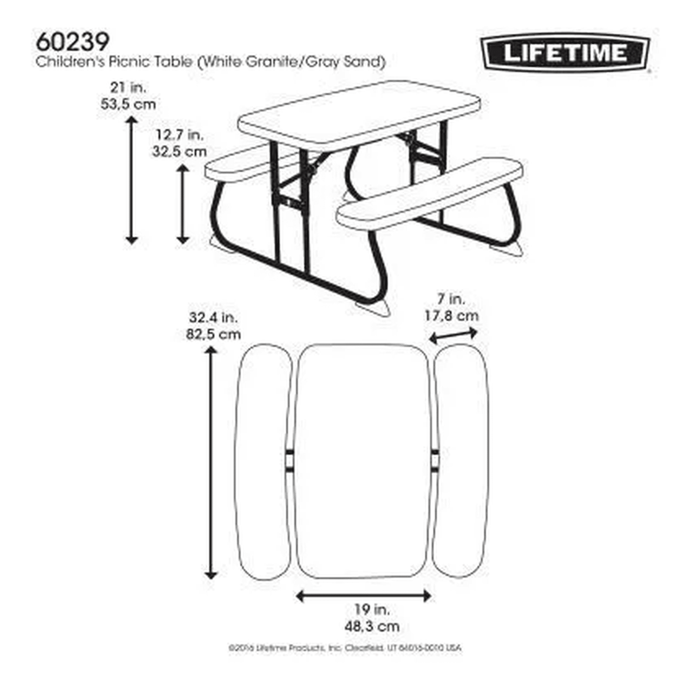 Lifetime Children's Picnic Table — Beyond Tent