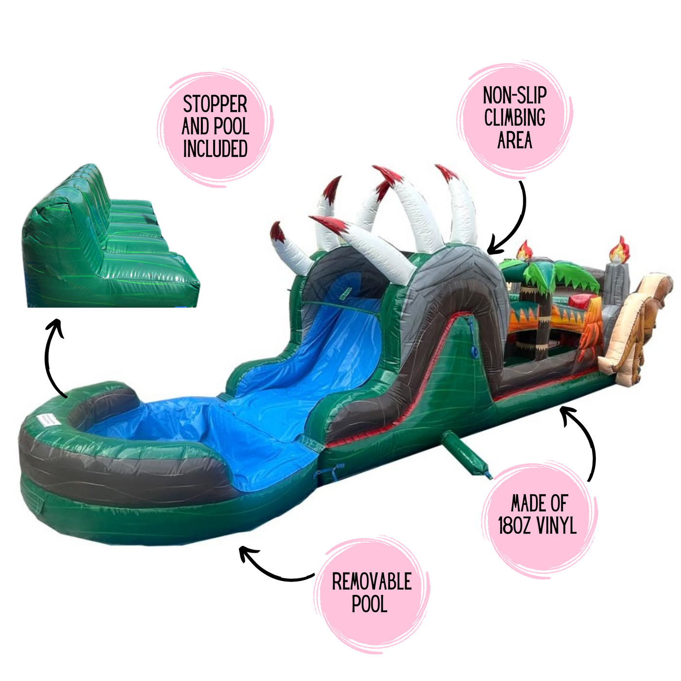 Dinosaur Kingdom Obstacle Course Wet/Dry — Beyond Tent