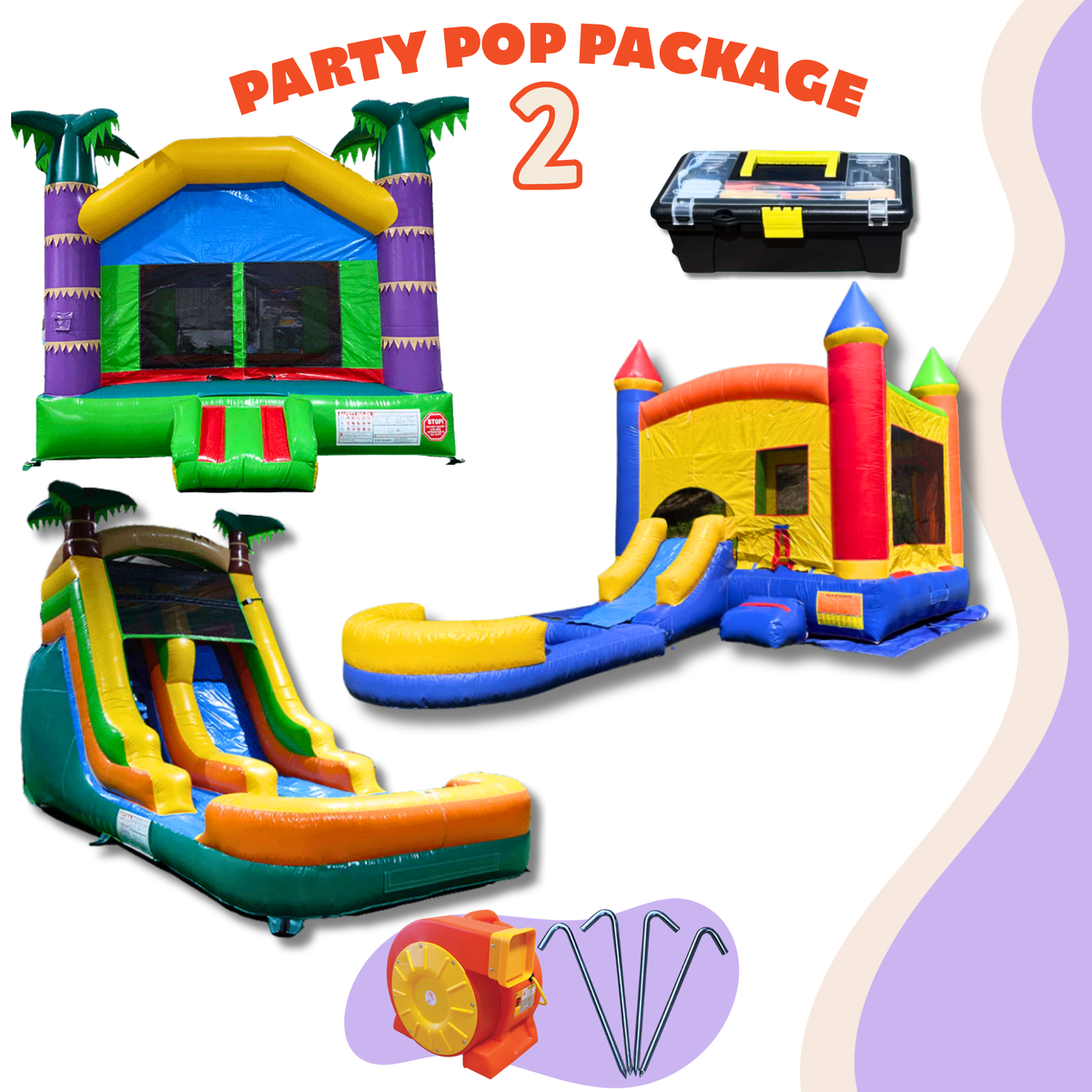 Party Pop Inflatable Package #2 — Beyond Tent