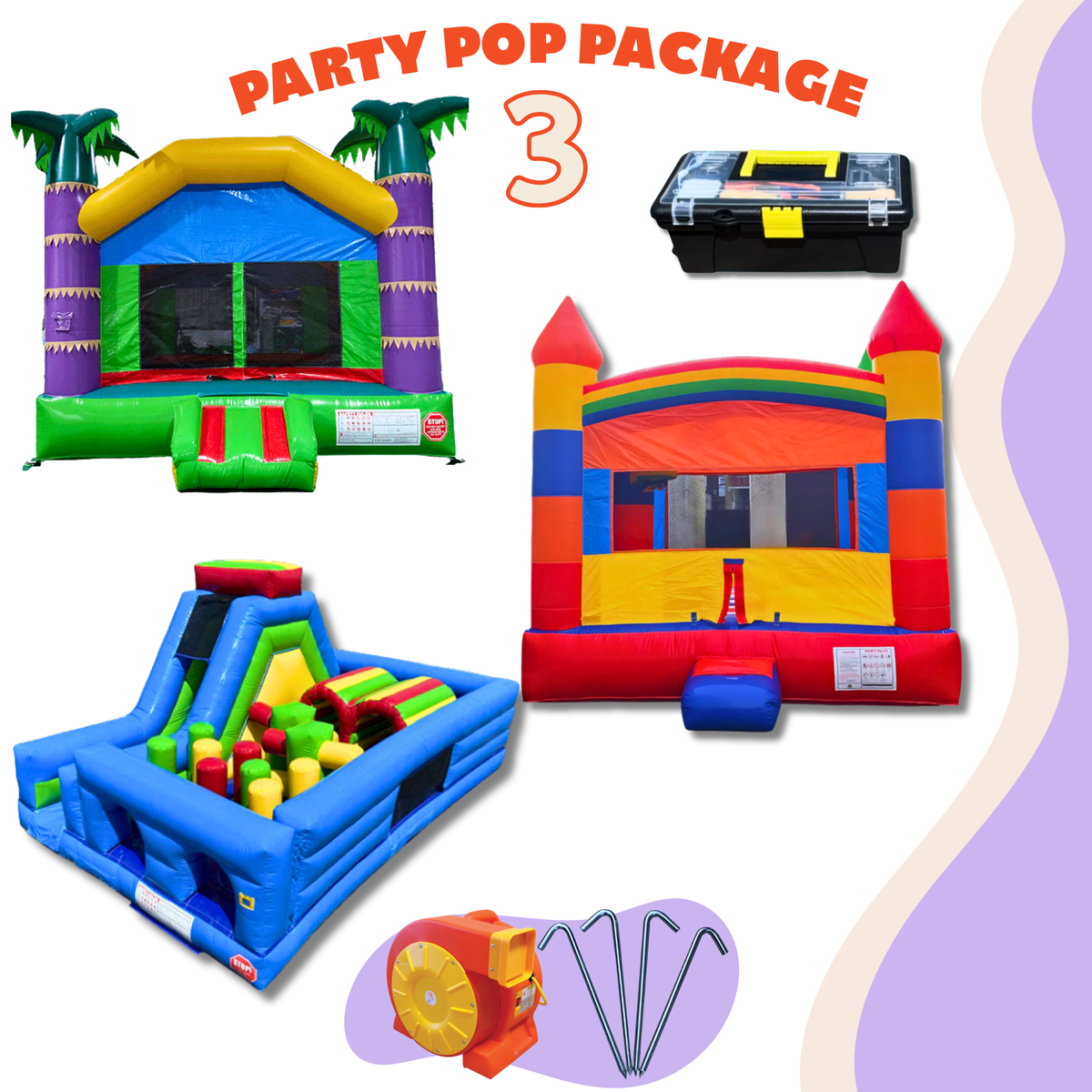 Party Pop Inflatable Package #3 — Beyond Tent