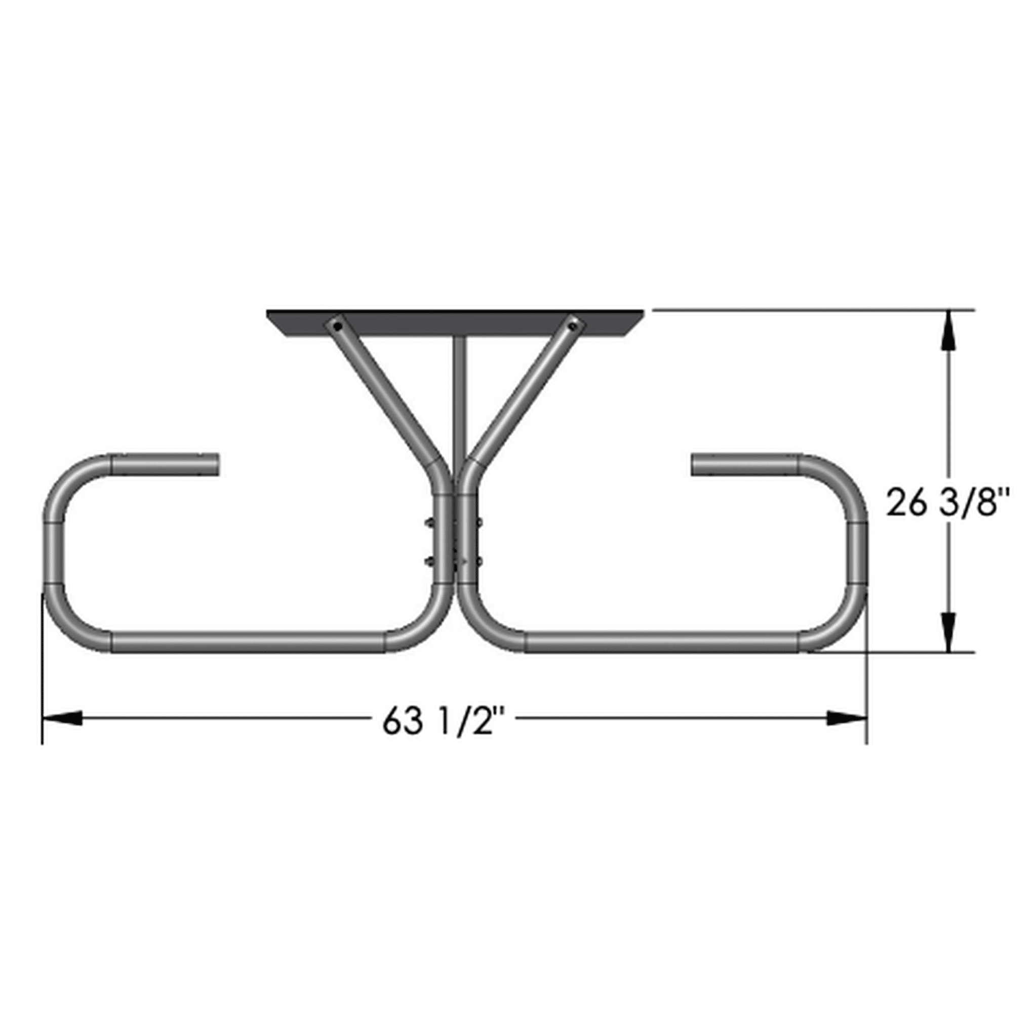 Picnic Table Steel Frame — Beyond Tent