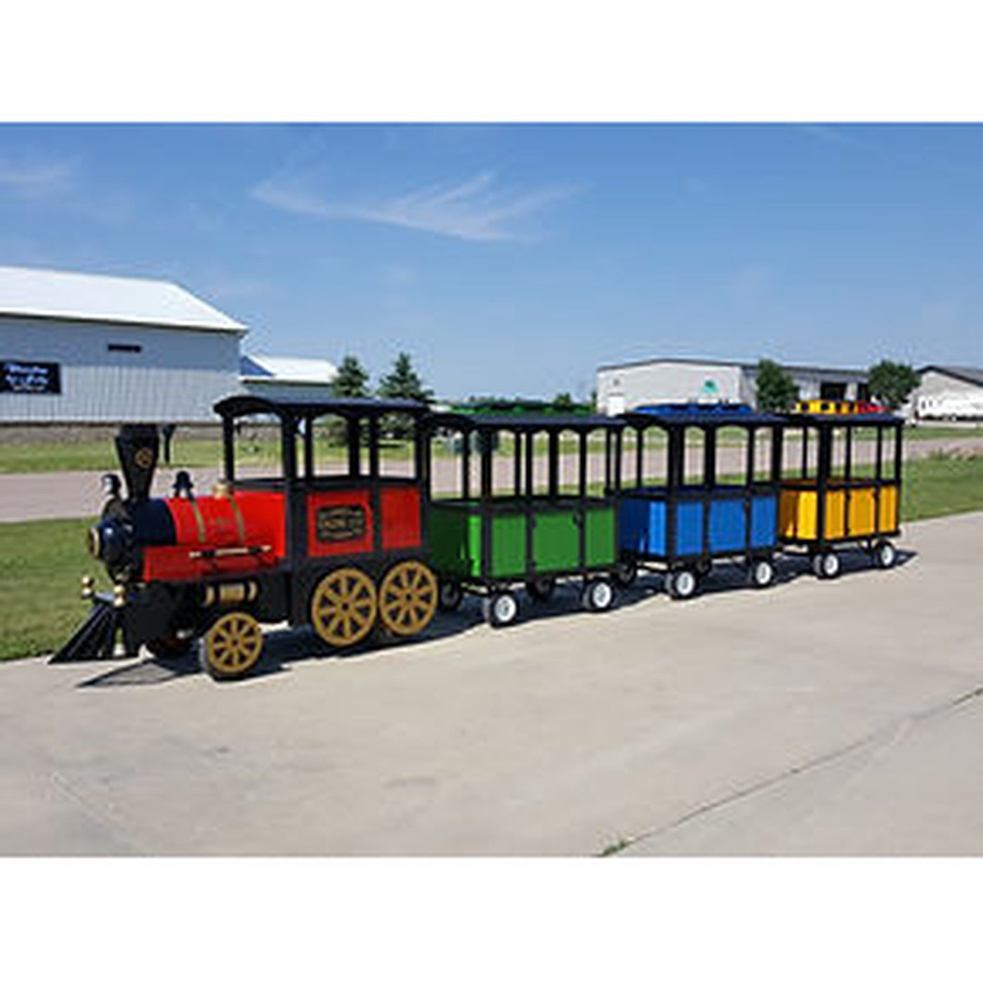 Premium Trackless Train Package — Beyond Tent