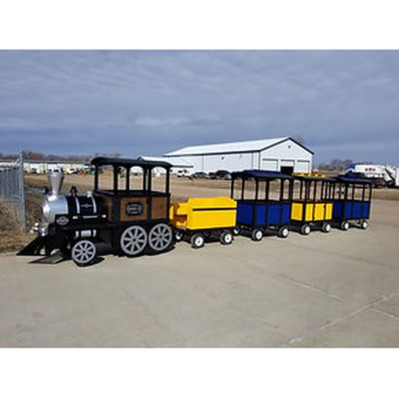 Premium Trackless Train Package — Beyond Tent