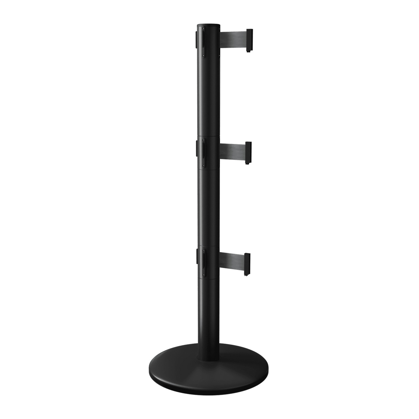 QueuePro Triple 250 Retractable Belt Stanchion — Beyond Tent
