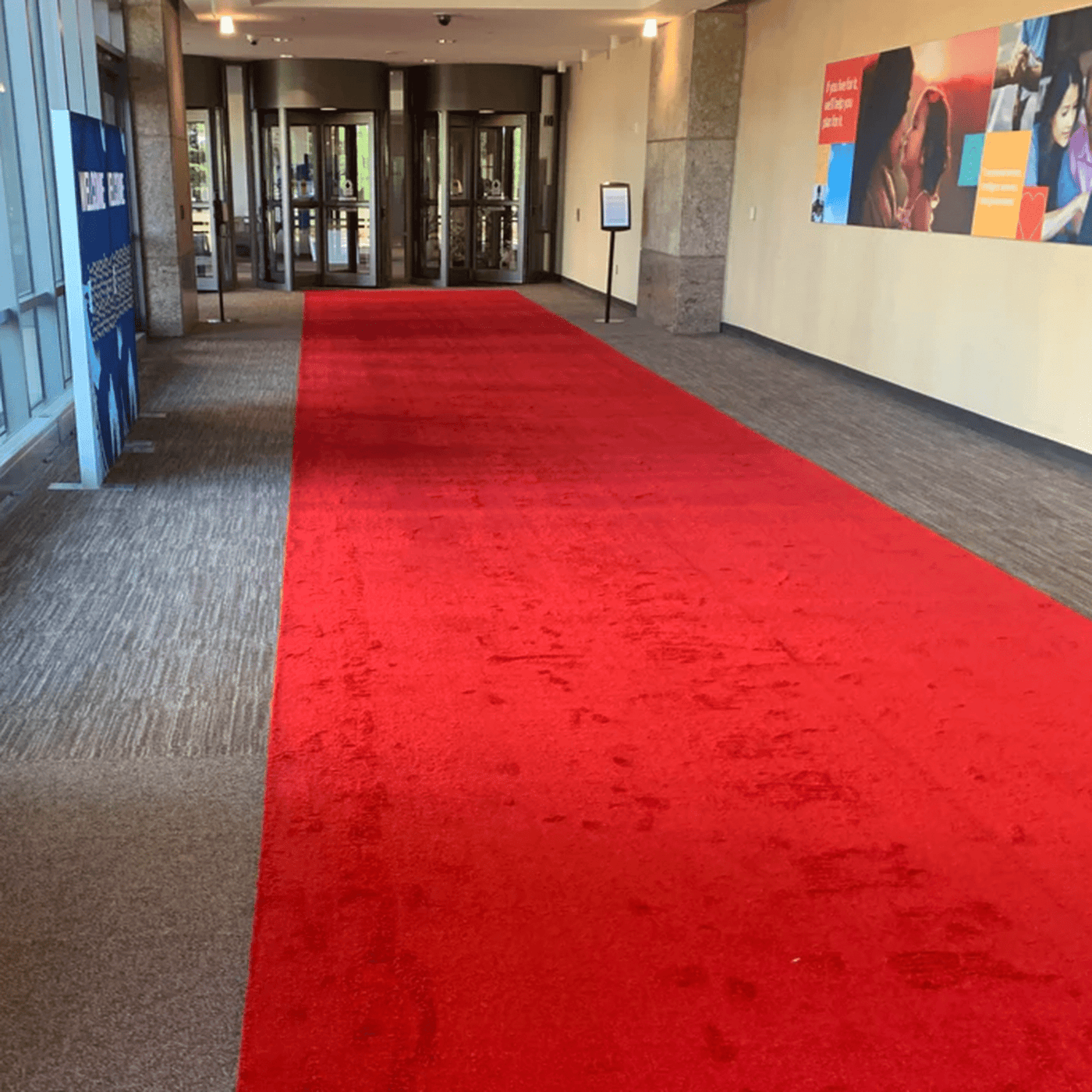 Red Event Carpet Runner — Beyond Tent
