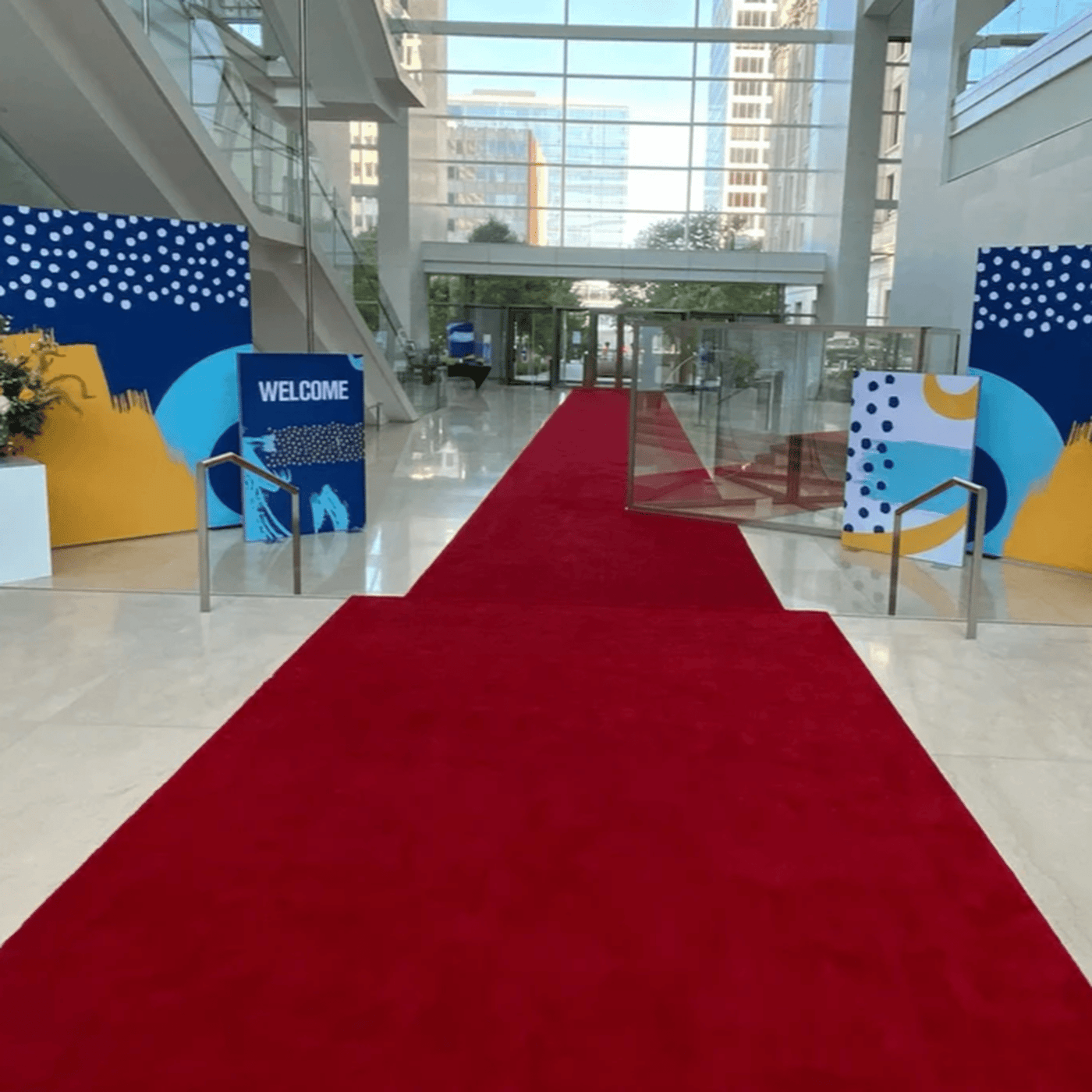 Red Event Carpet Runner — Beyond Tent