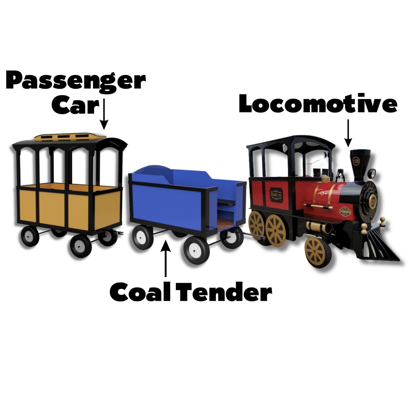 Starter Trackless Train Package — Beyond Tent