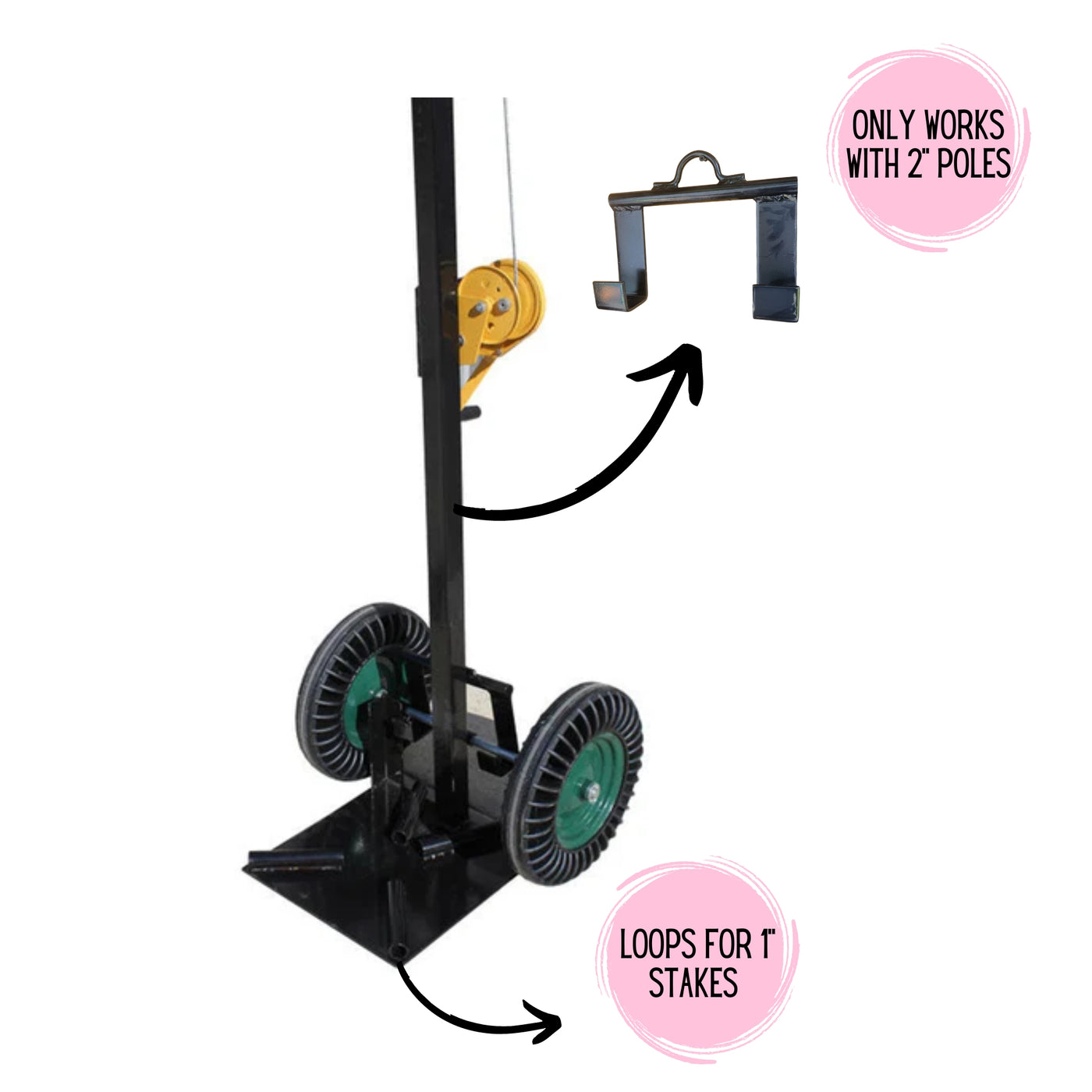 12' Frame Tent Jack — Beyond Tent