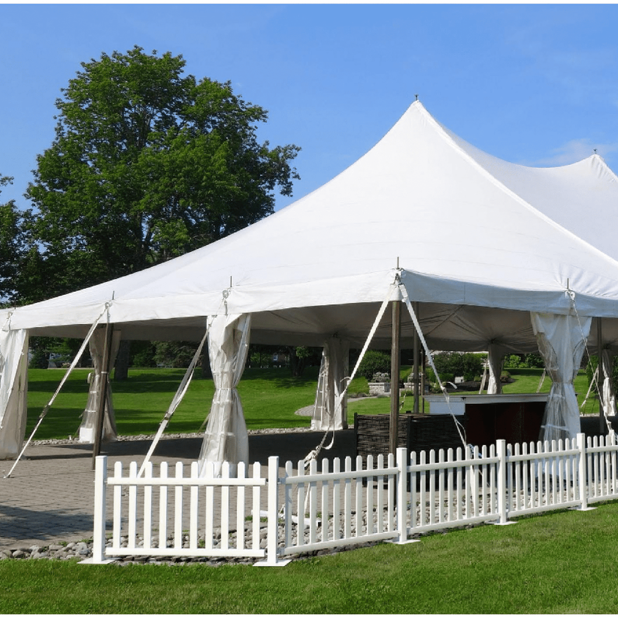 120' Mod-Picket Temporary Fence Starter Kit — Beyond Tent