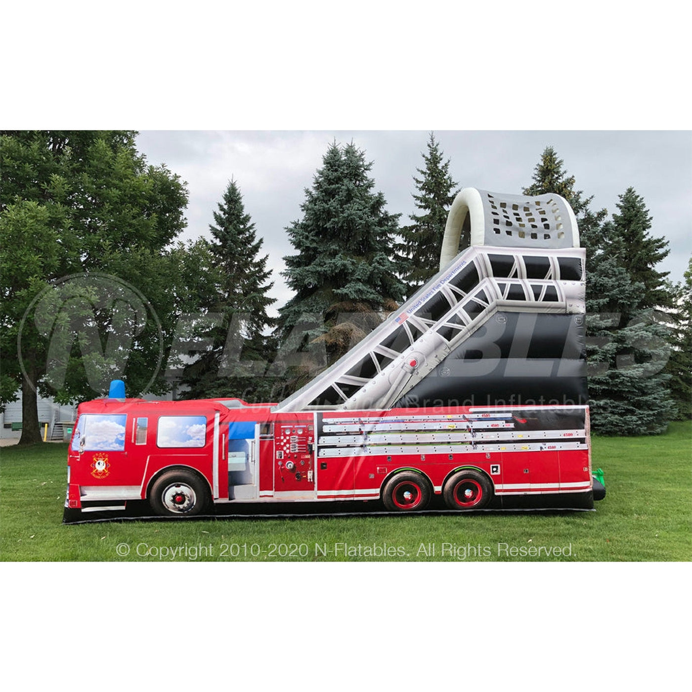 15' Lil Pumper Fire Truck Slide — Beyond Tent