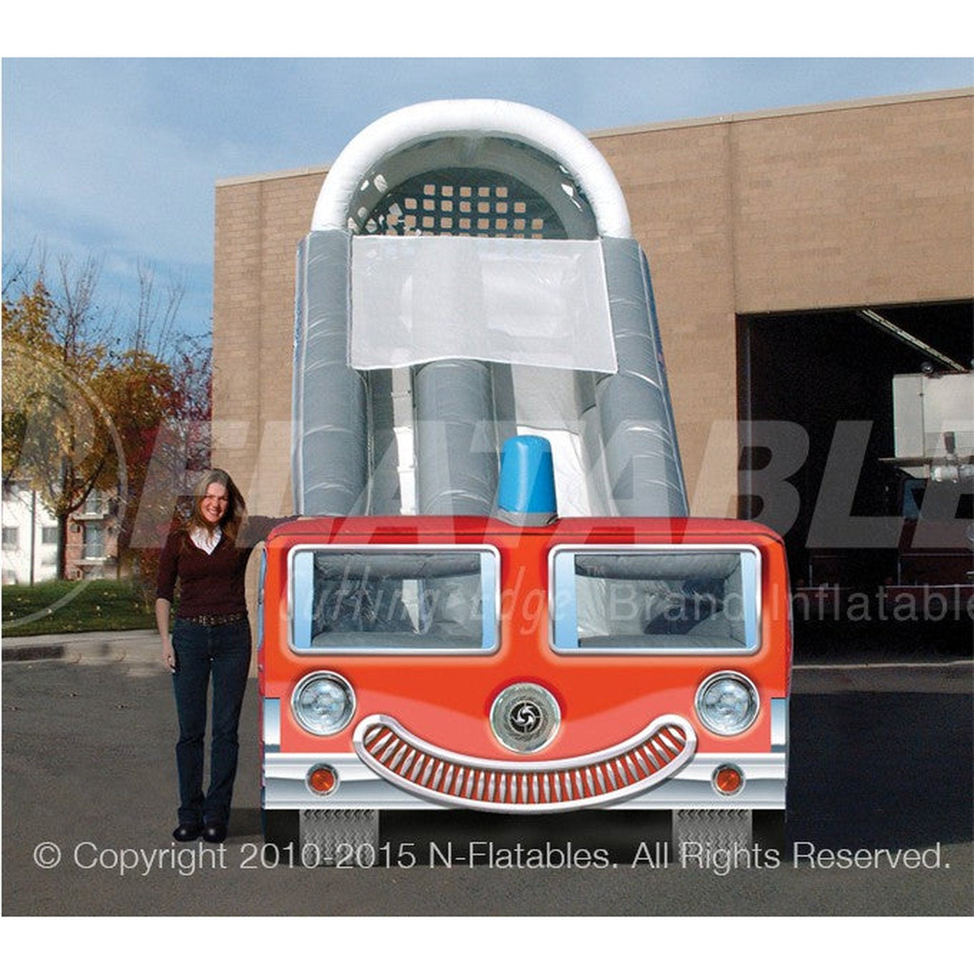 15' Lil Pumper Fire Truck Slide — Beyond Tent