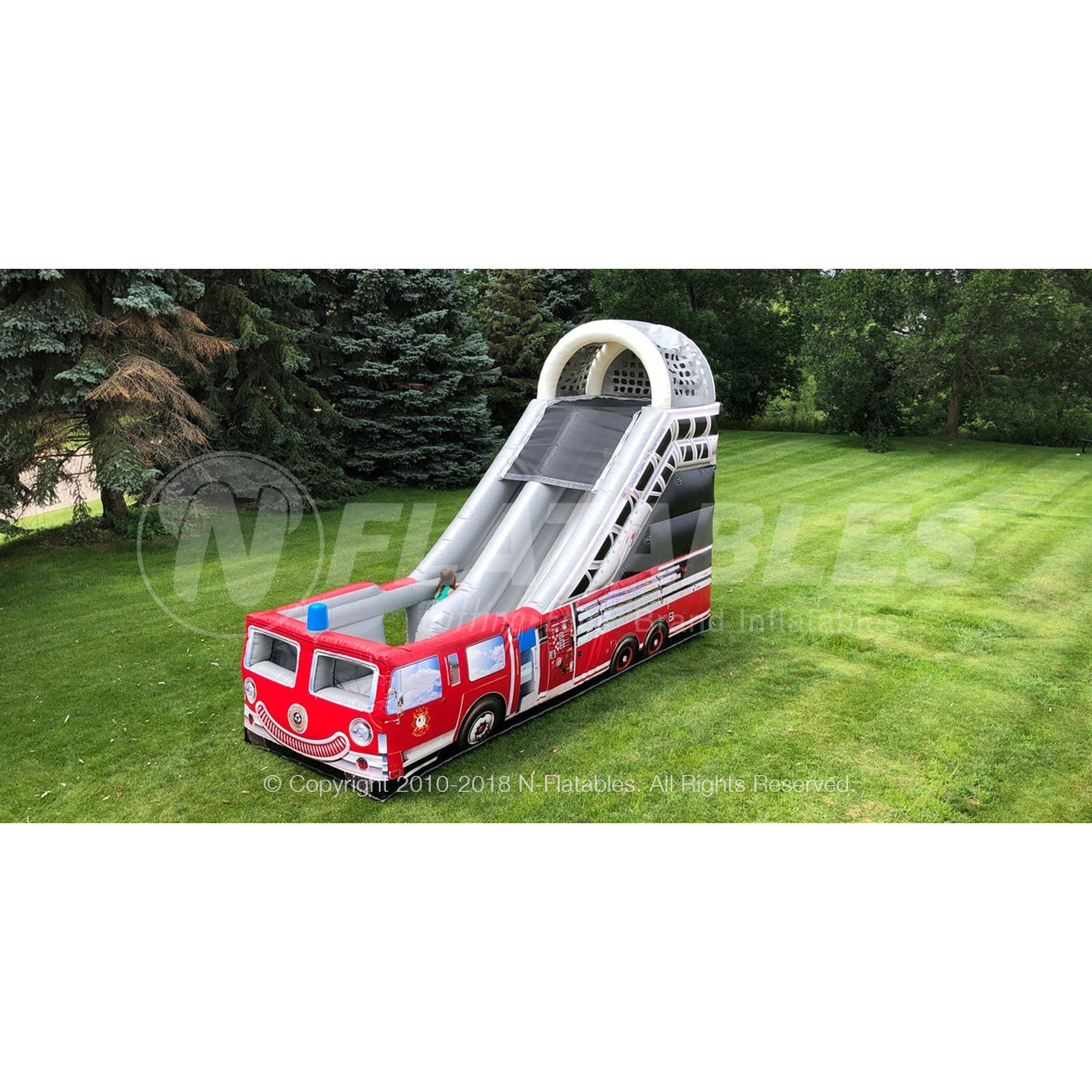 15' Lil Pumper Fire Truck Slide — Beyond Tent