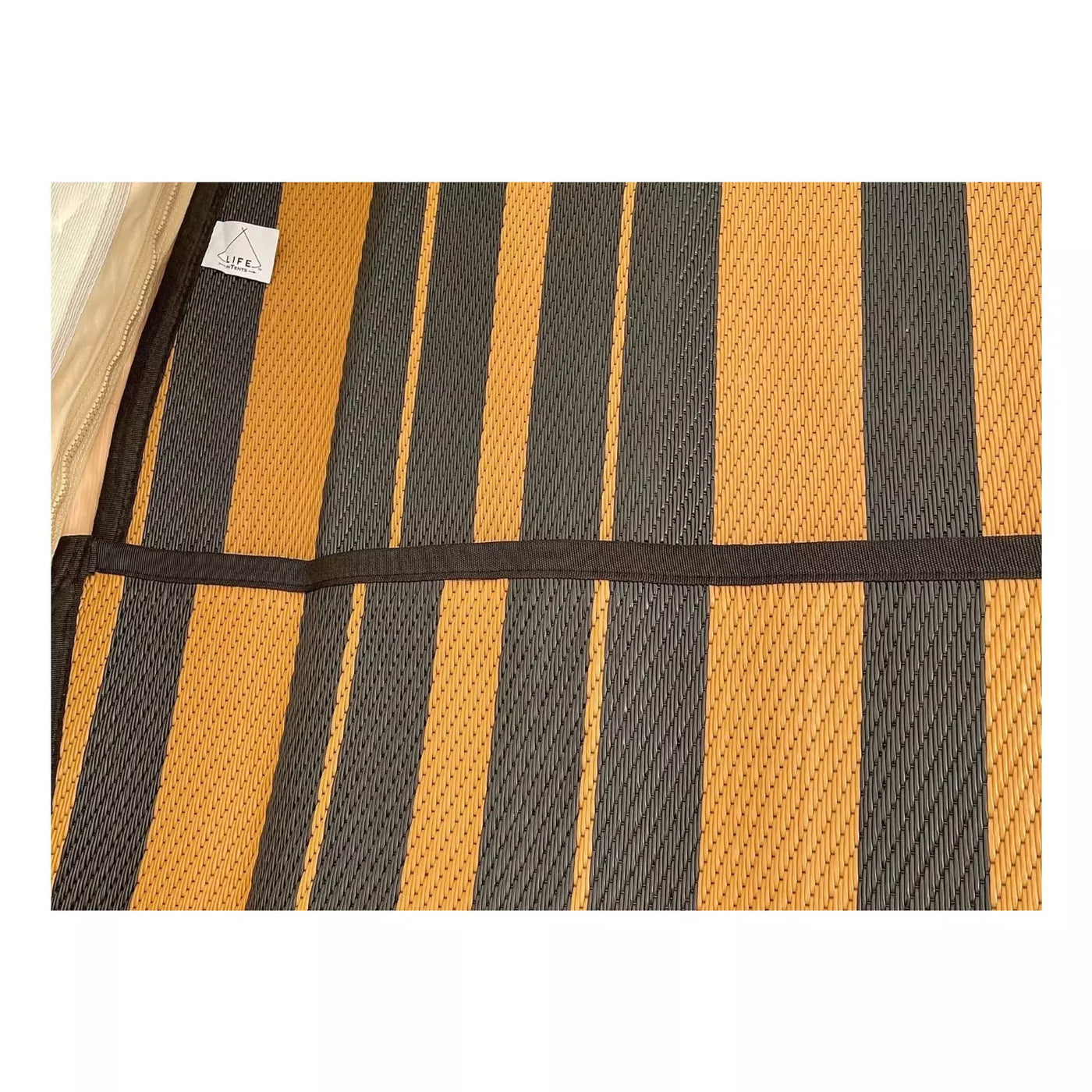 16' (5M) Striped Bell Tent Floor Matting Cover — Beyond Tent