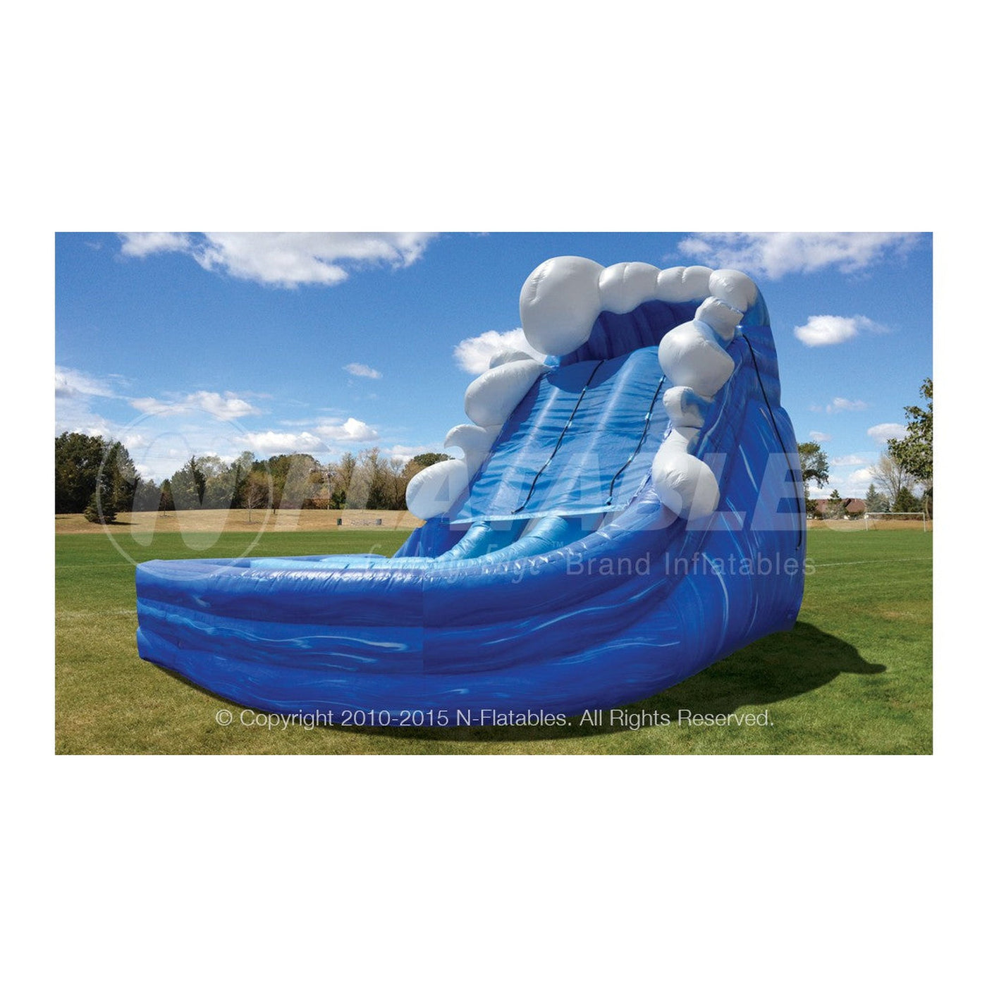 18' SuperSplash Dual Water Slide — Beyond Tent