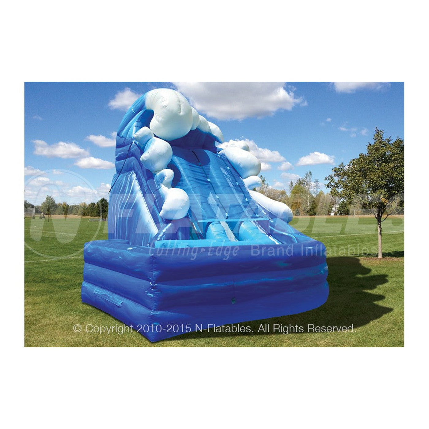 18' SuperSplash Dual Water Slide — Beyond Tent