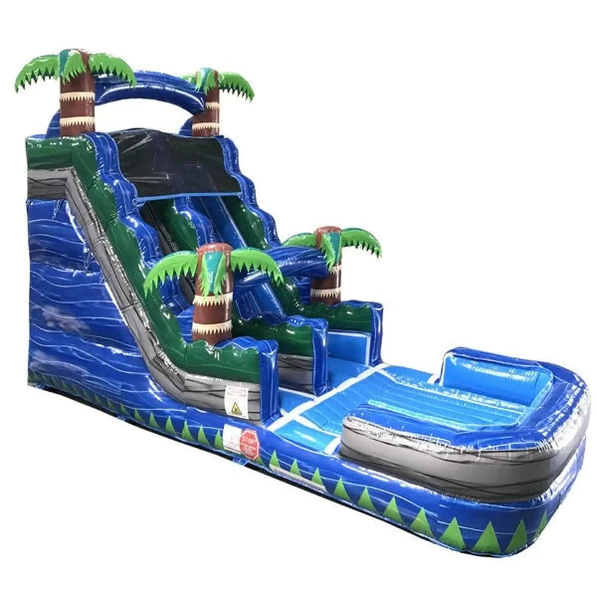 18' Wet & Dry Blue Slide — Beyond Tent