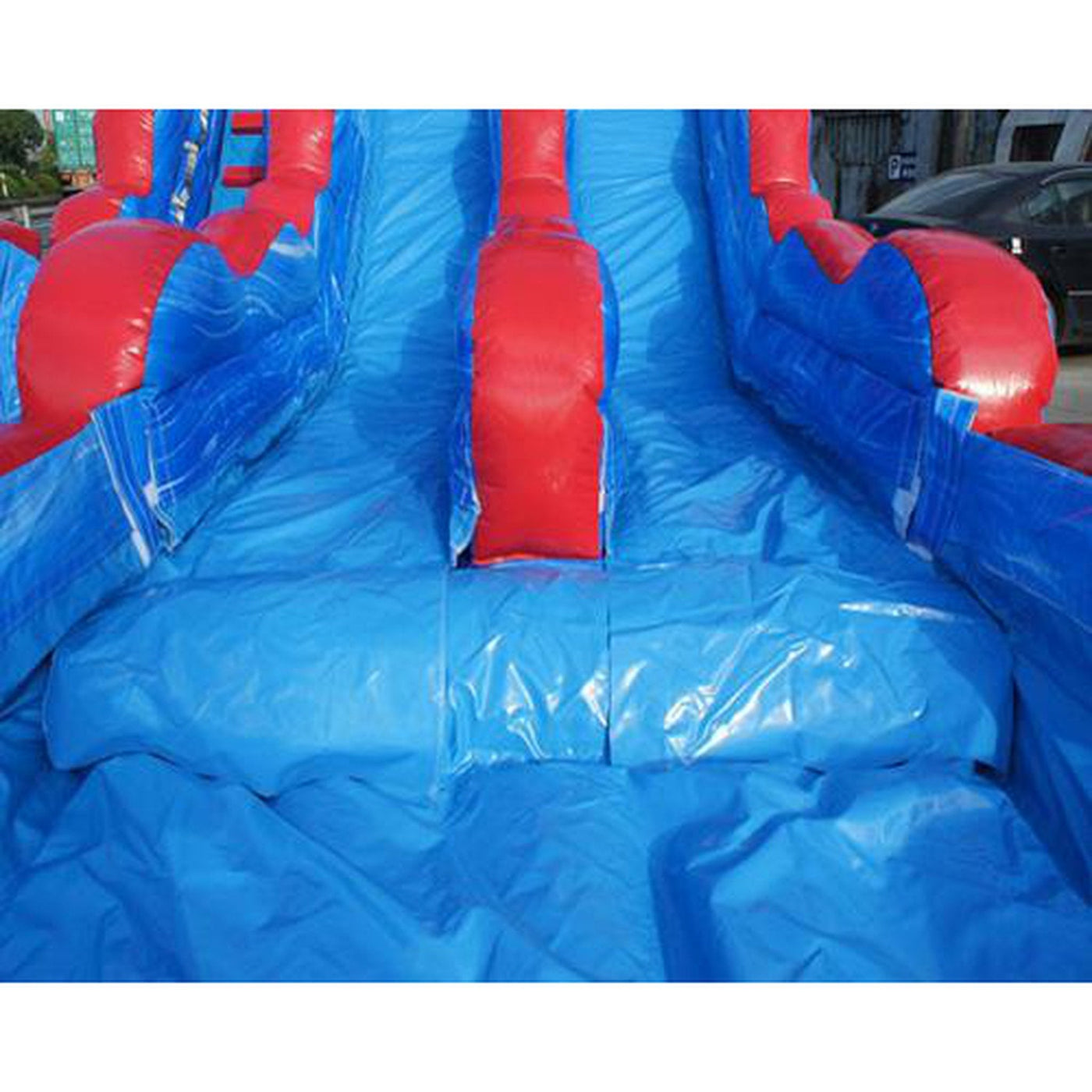 19' Dual Lane Tsunami Wet & Dry Slide — Beyond Tent