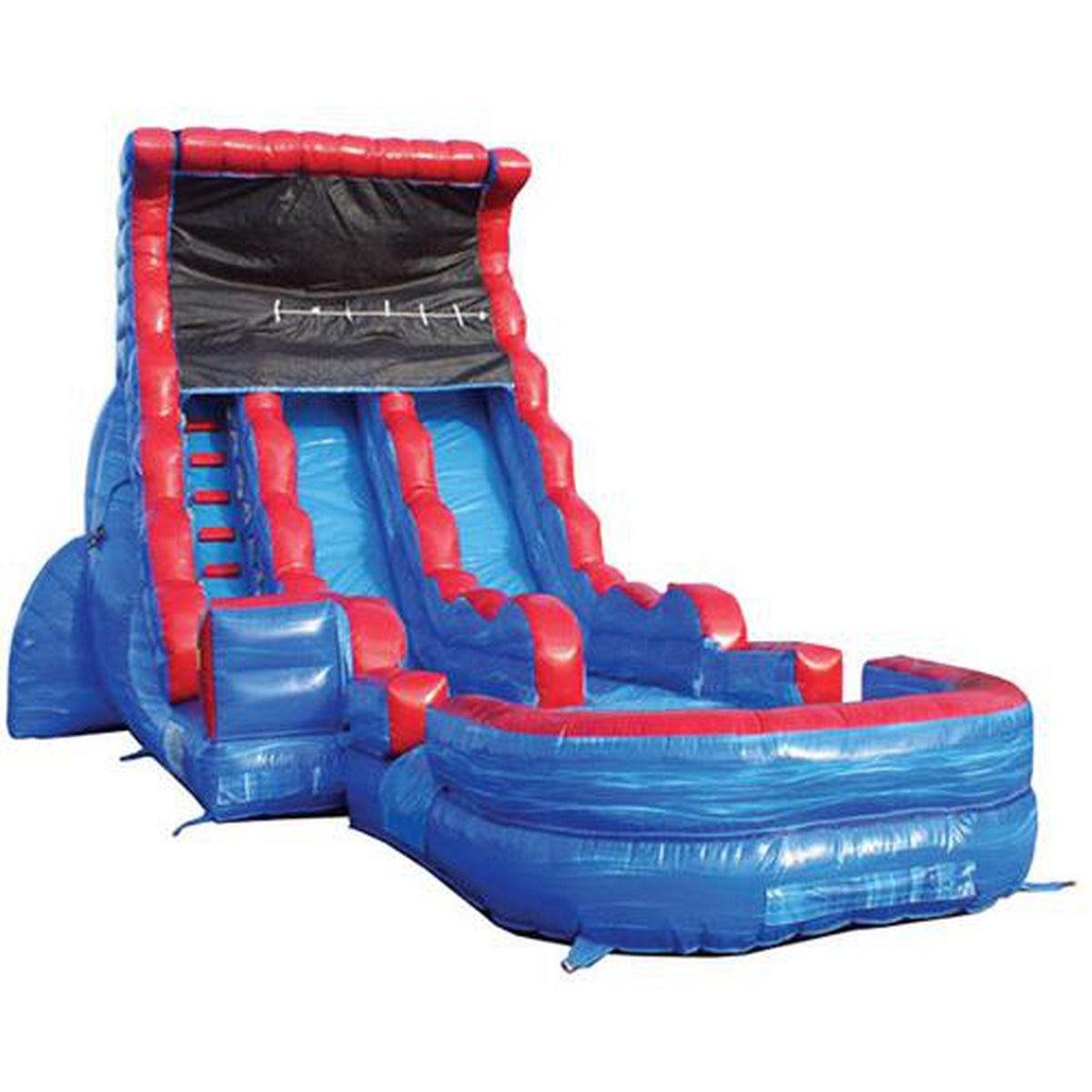 19' Dual Lane Tsunami Wet & Dry Slide — Beyond Tent