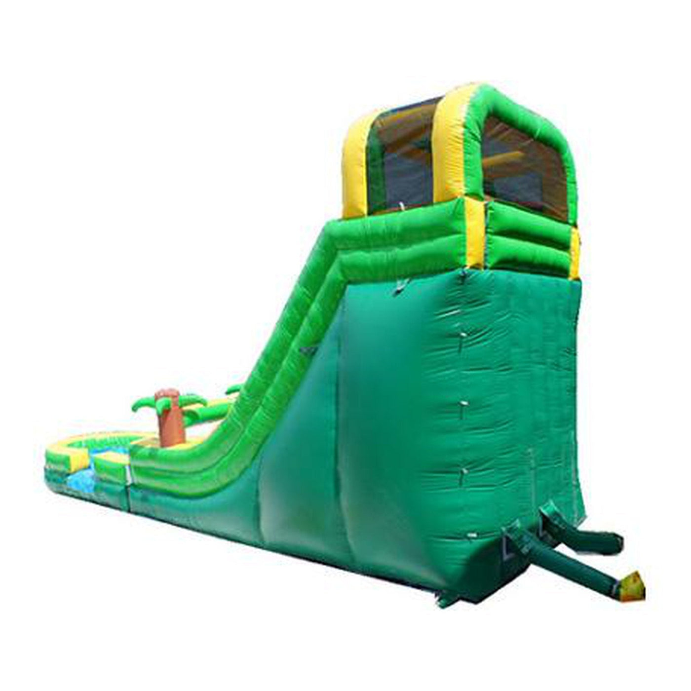 22' Palm Tree Screamer Slide + Slip & Splash — Beyond Tent