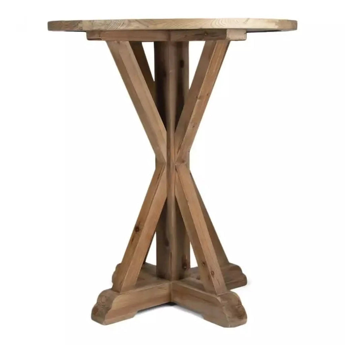 36'' Reclaimed Elm Wood Cocktail Table — Beyond Tent