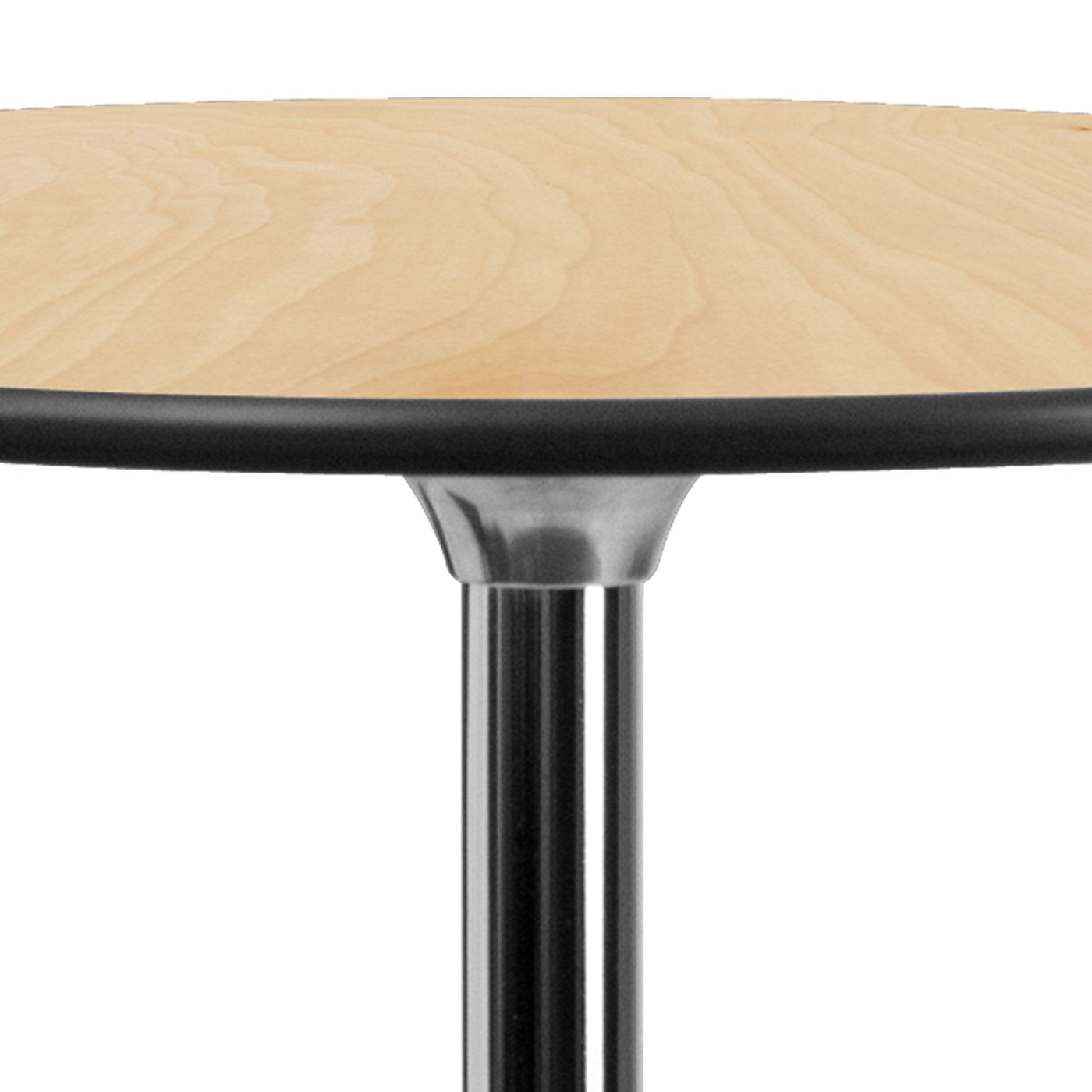 36'' Round Wood Cocktail Table — Beyond Tent