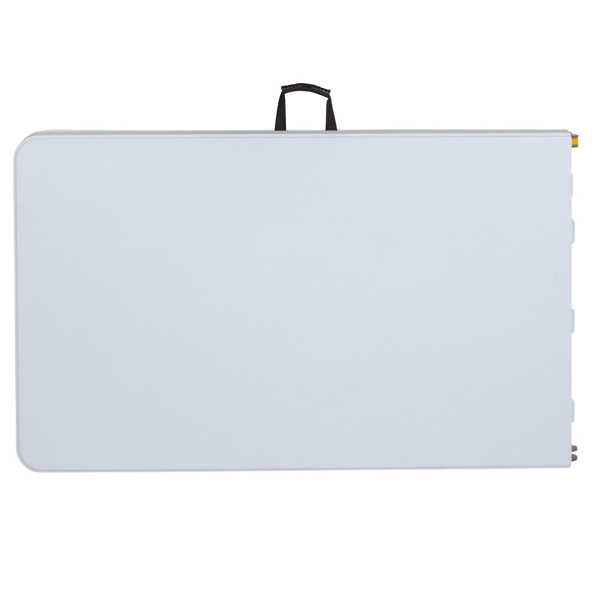 8' Bi-Fold Rectangular Plastic Folding Table — Beyond Tent