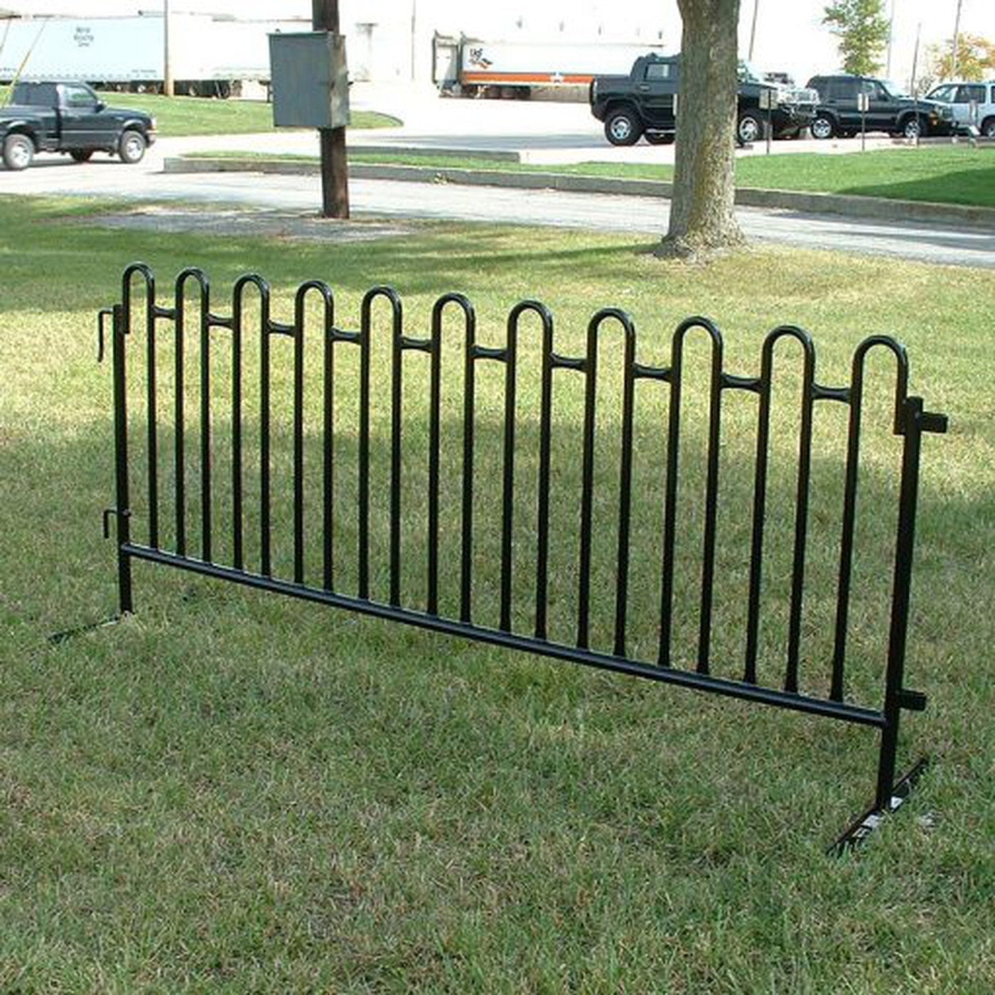 8' Black Tie Fencing 20-Pack — Beyond Tent