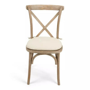 Canvas Tie Back Crossback Chair Cushion — Beyond Tent