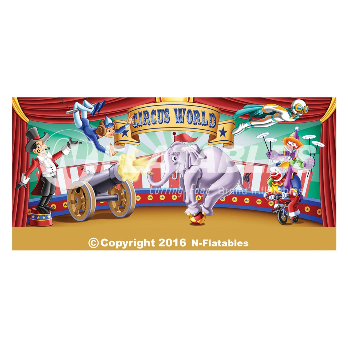 Circus World Removable Art Panel — Beyond Tent