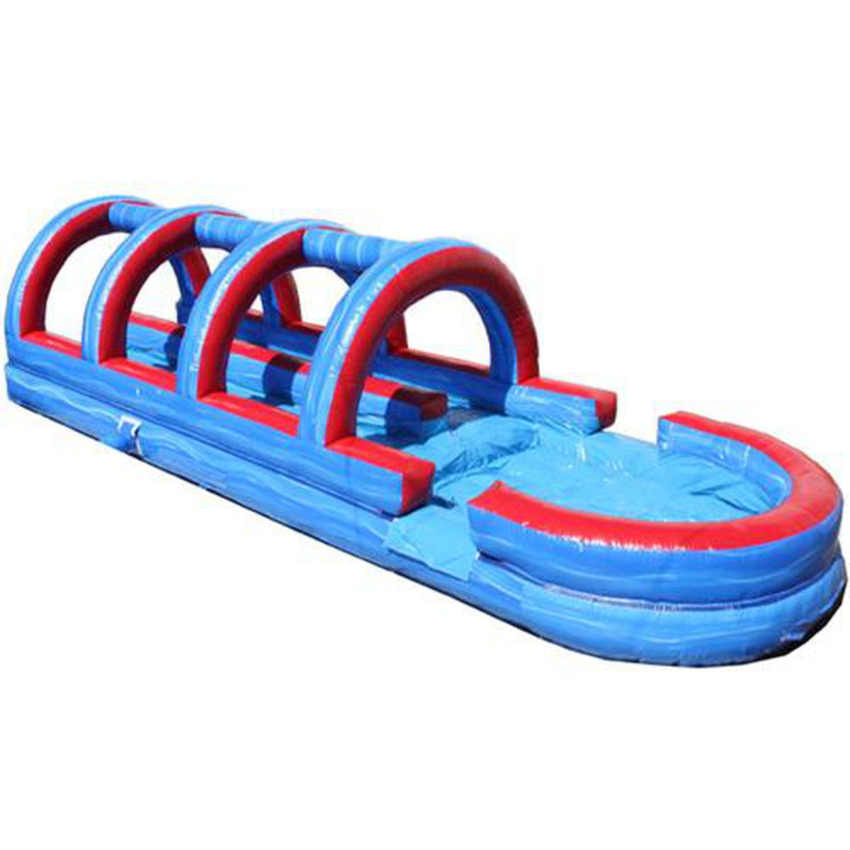 Dual Lane Tsunami Slip & Splash with Pool — Beyond Tent