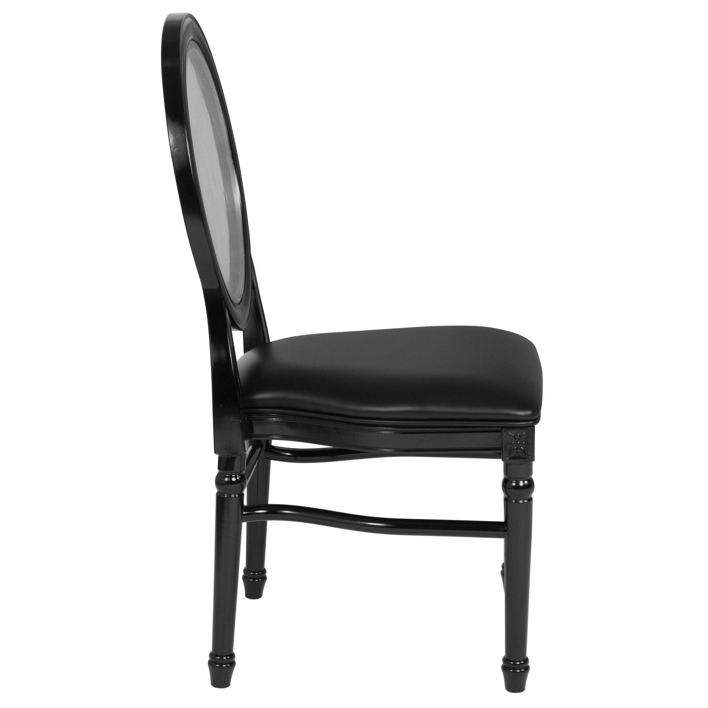 Hercules Black King Louis Chair — Beyond Tent