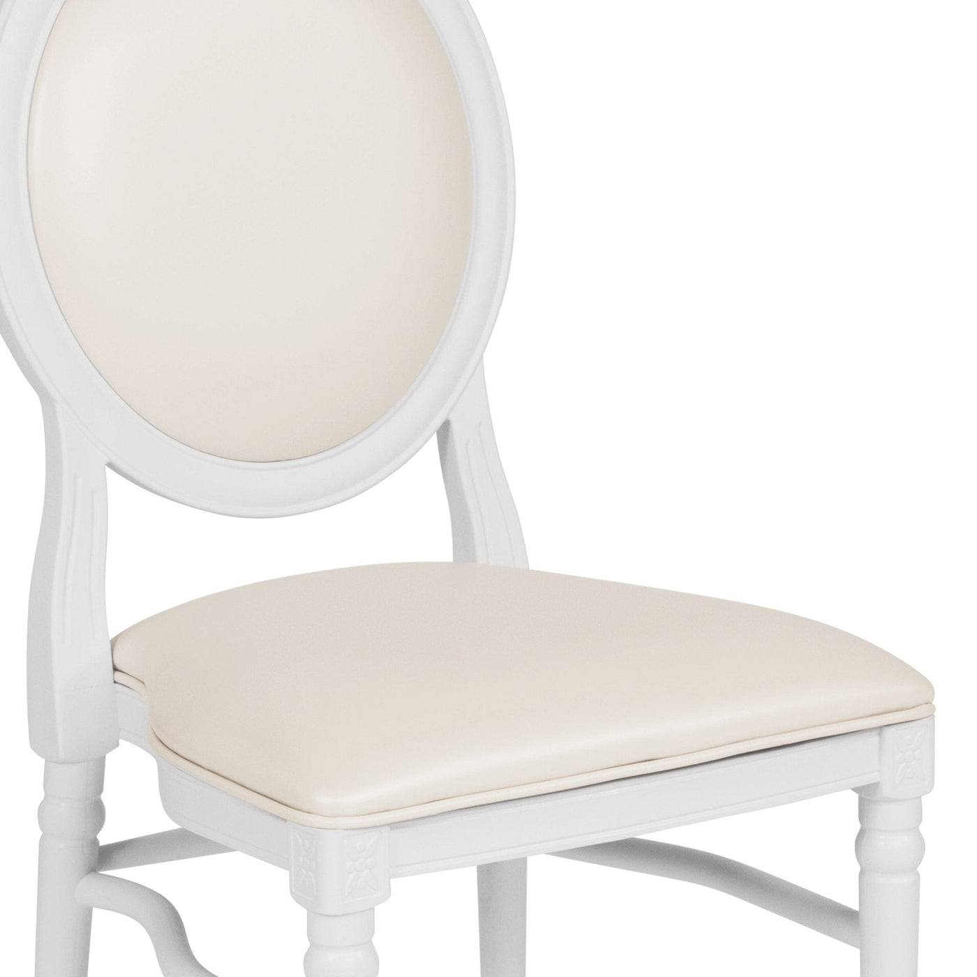 Hercules White King Louis Chair — Beyond Tent