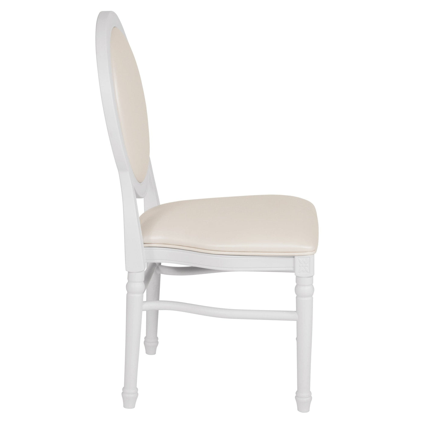 Hercules White King Louis Chair — Beyond Tent