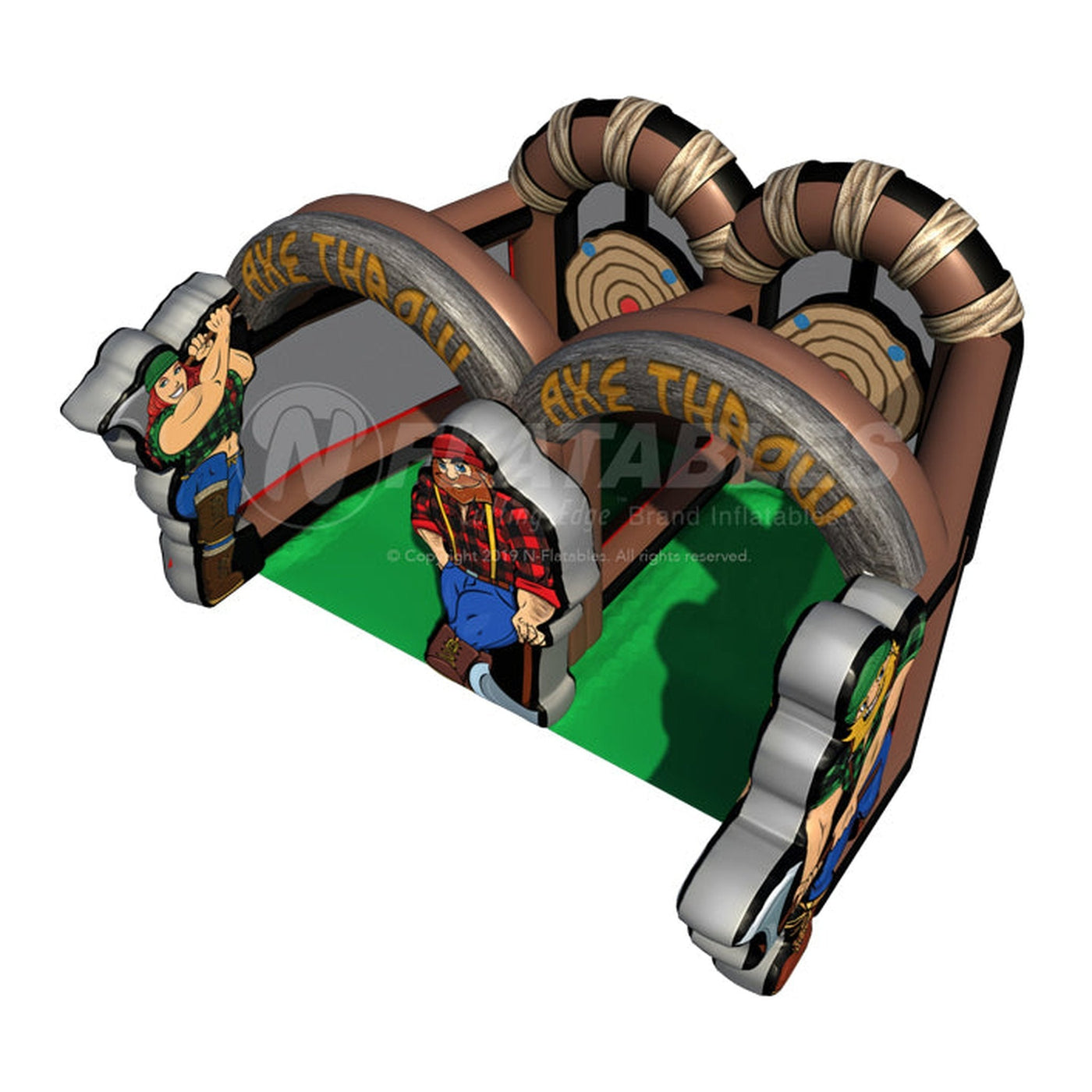 Inflatable Lumberjack Axe Throw (Double) — Beyond Tent