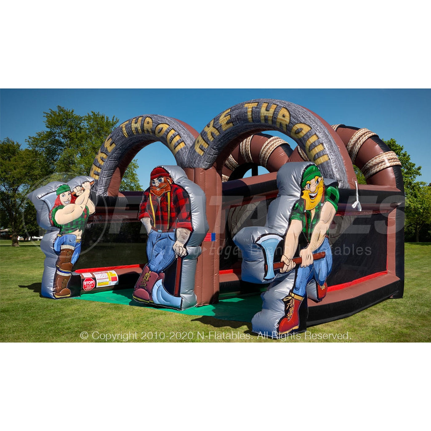 Inflatable Lumberjack Axe Throw (Double) — Beyond Tent