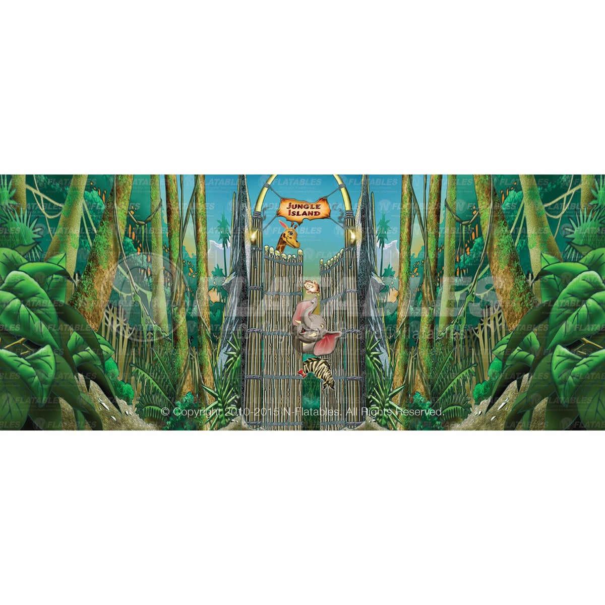 Jungle Island Removable Art Panel — Beyond Tent