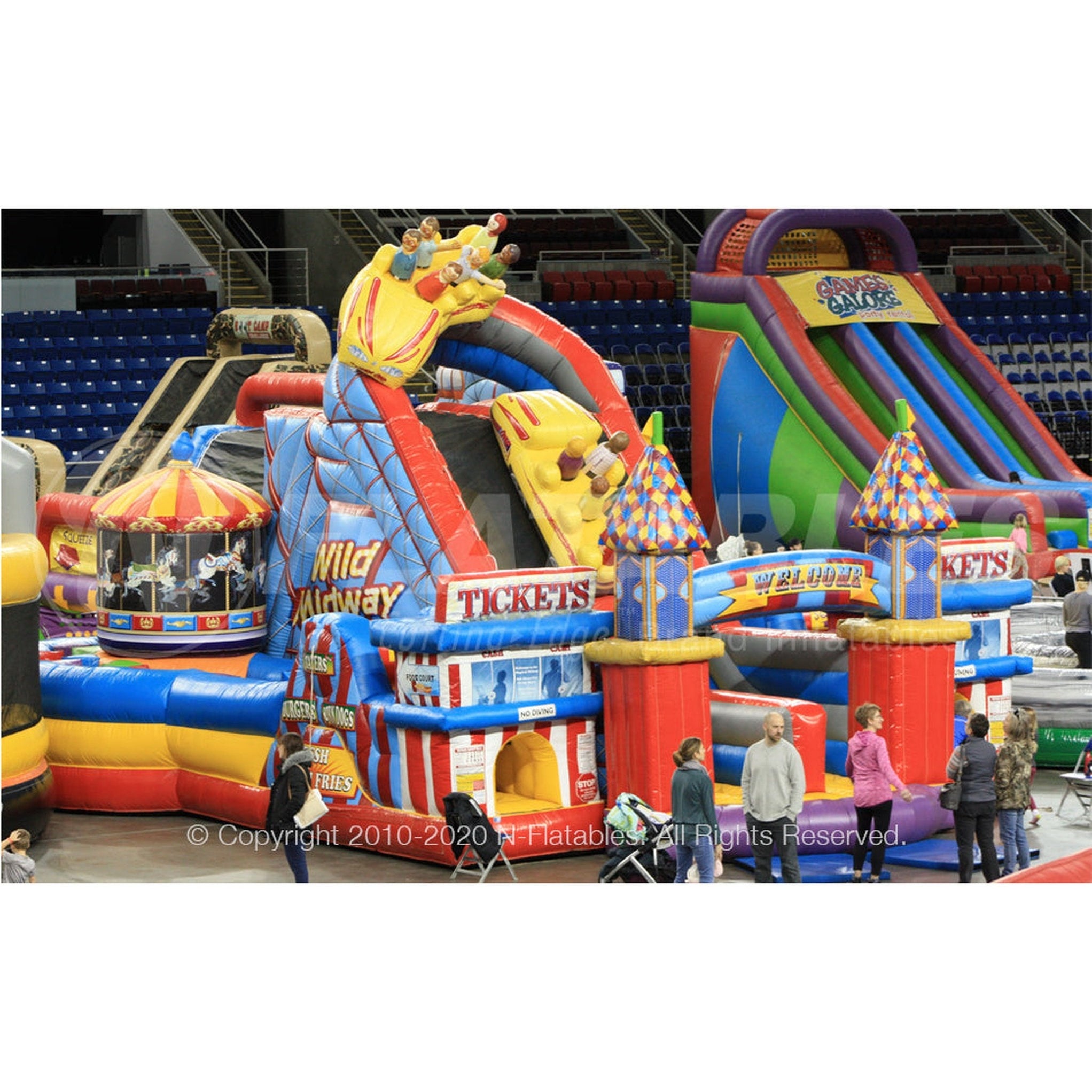 Midway Amusement Park Obstacle Course — Beyond Tent