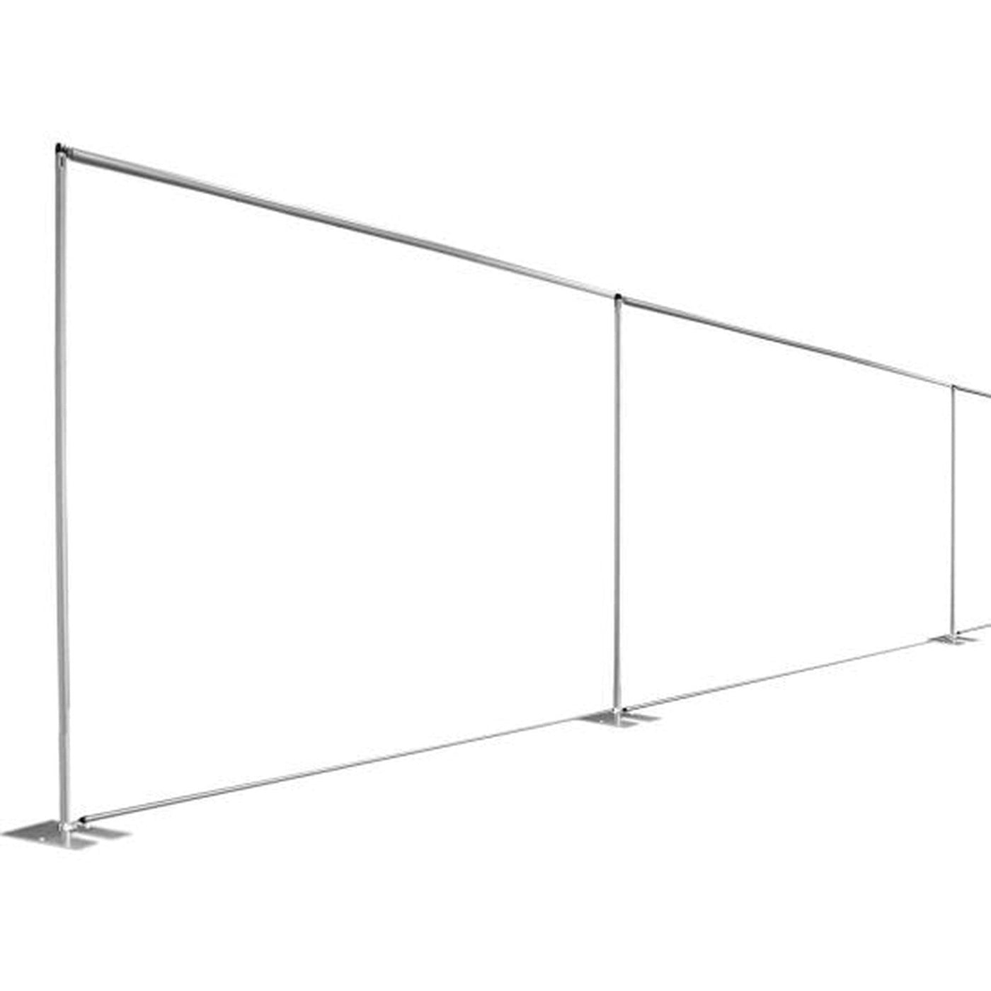 Pipe and Drape Room Divider Kit- Temporary Wall 50' Wide — Beyond Tent