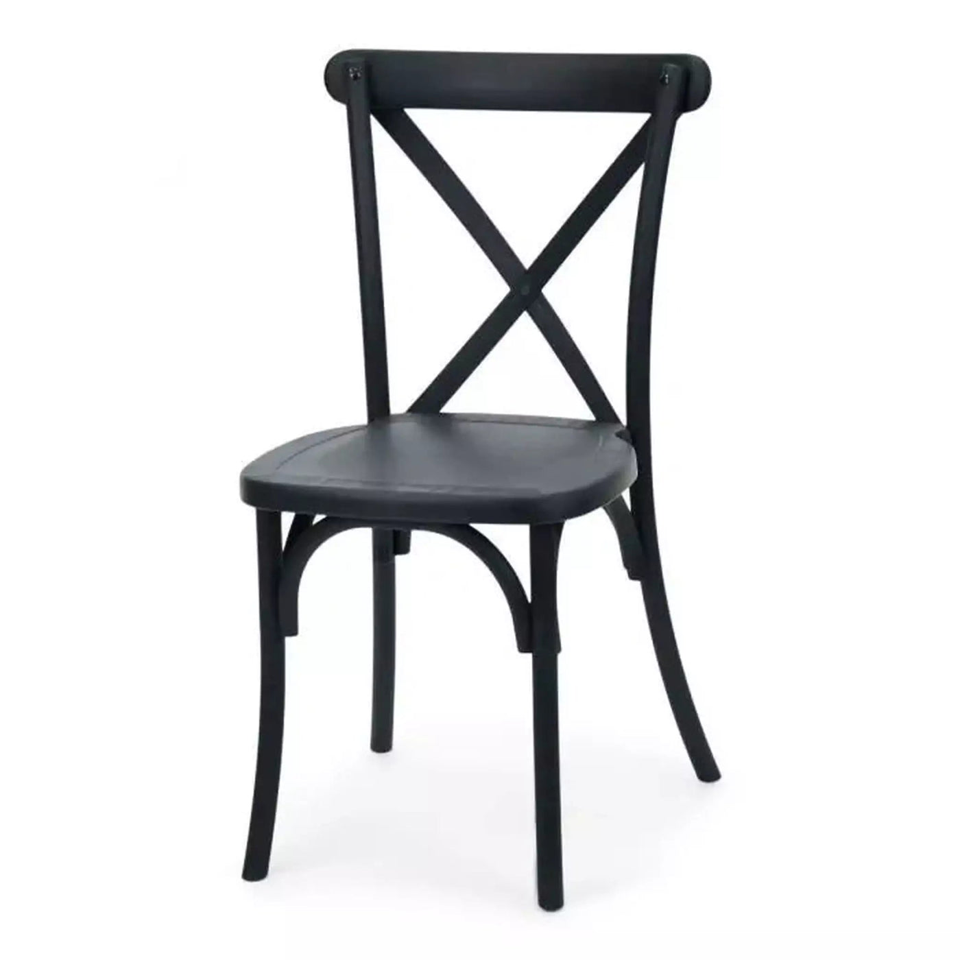 Resin Cross Back Chair — Beyond Tent