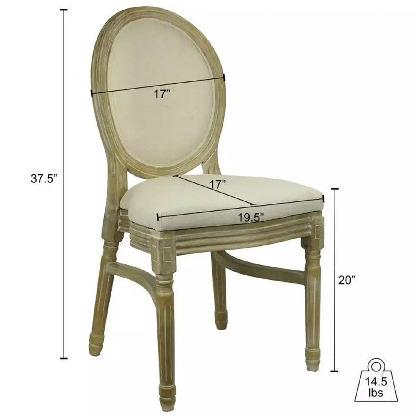 Stackable King Louis Chair — Beyond Tent