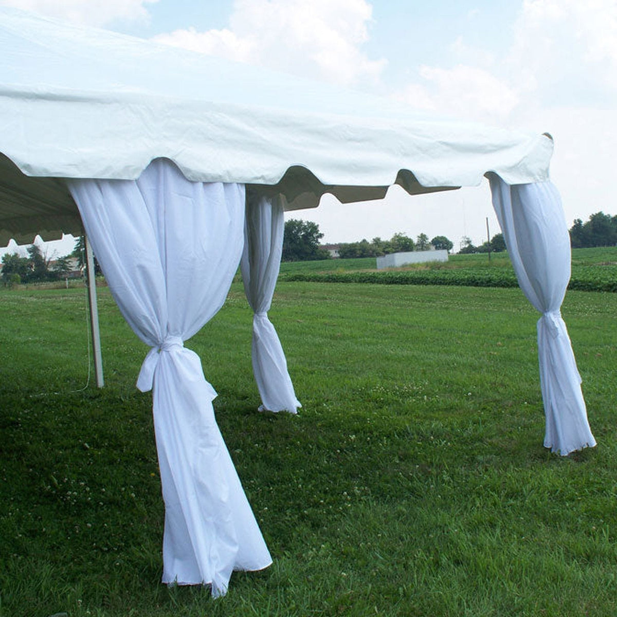 Tent Leg Drapes — Beyond Tent