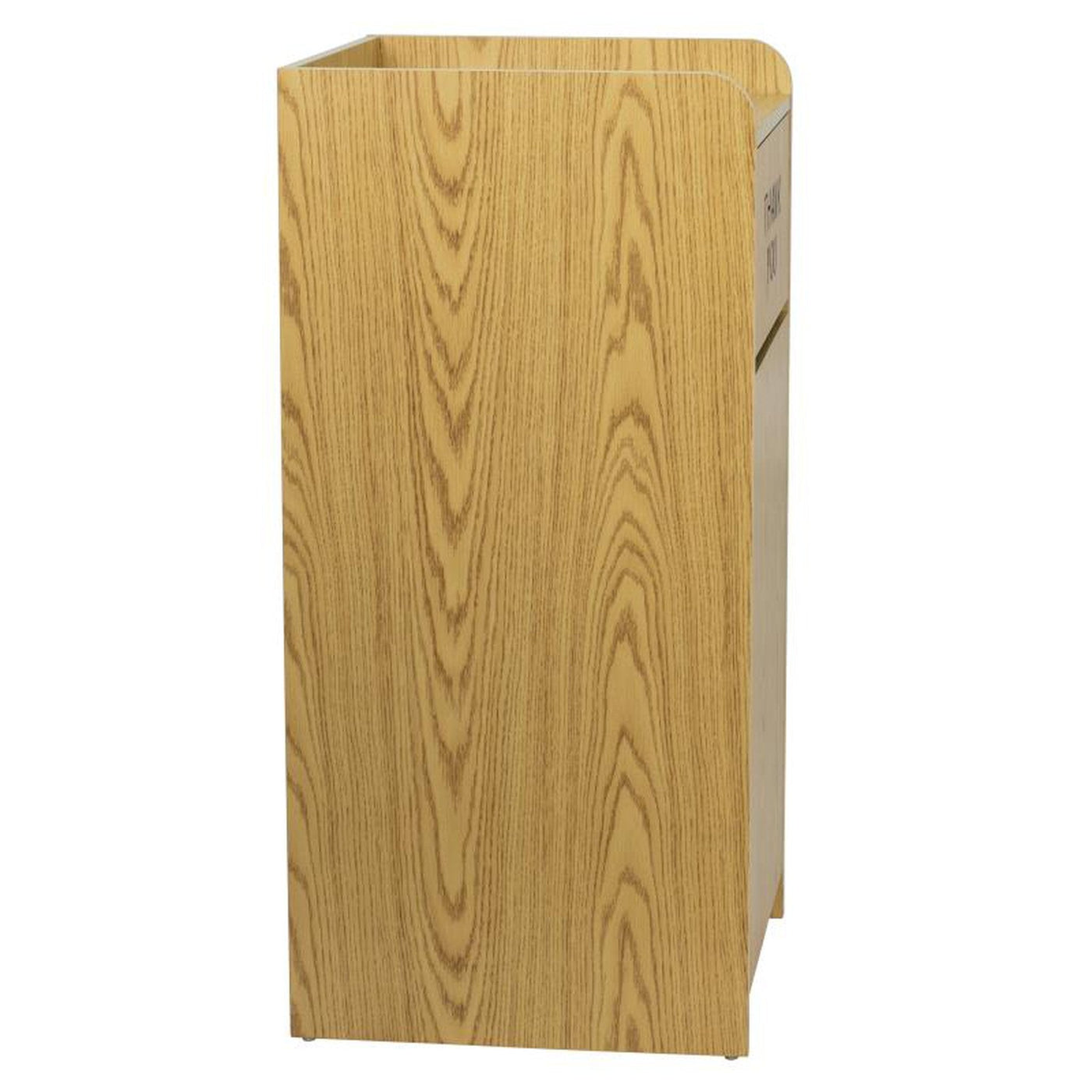 Wood Tray Top Trash Receptacle — Beyond Tent